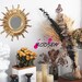 Mirror Mold, Creative Sun Shape Wall Mirror Resin Mold, Makeup Mirror ...