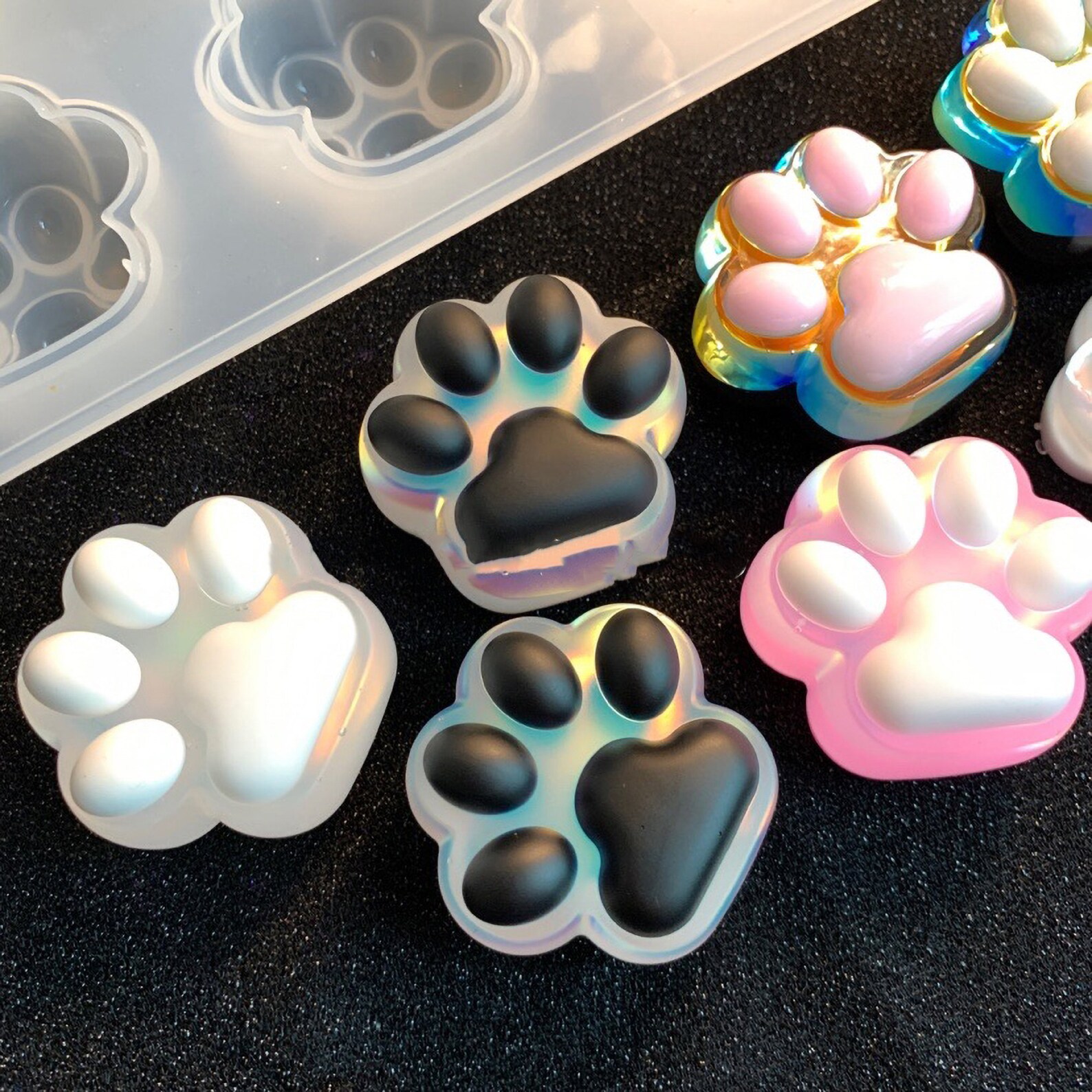 Cat Paw Resin Mold Dog Paw Craft Molds Cat Claw Silicone - Etsy
