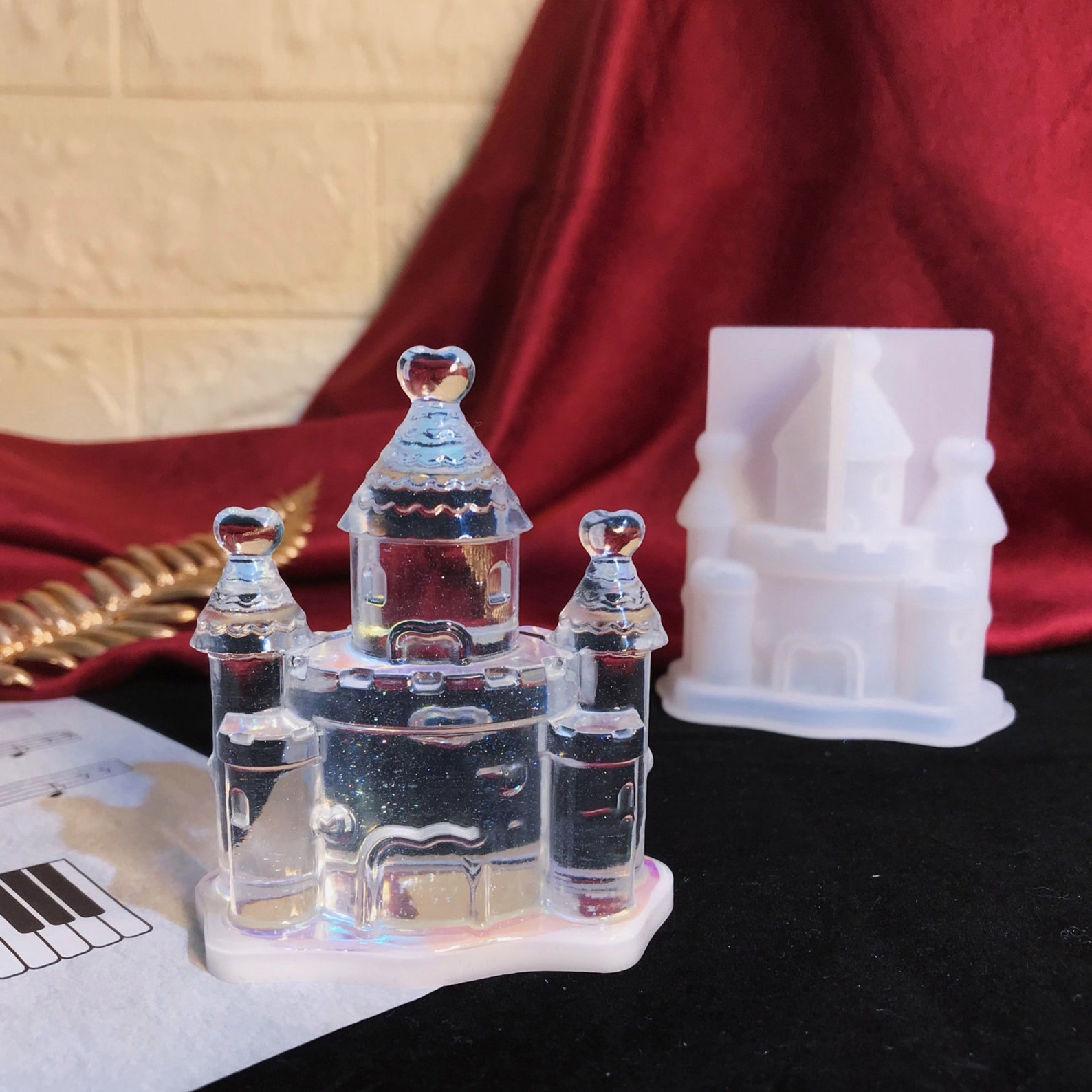 Castle Resin Mold Vintage Disney Castle Molds Silicone - Etsy