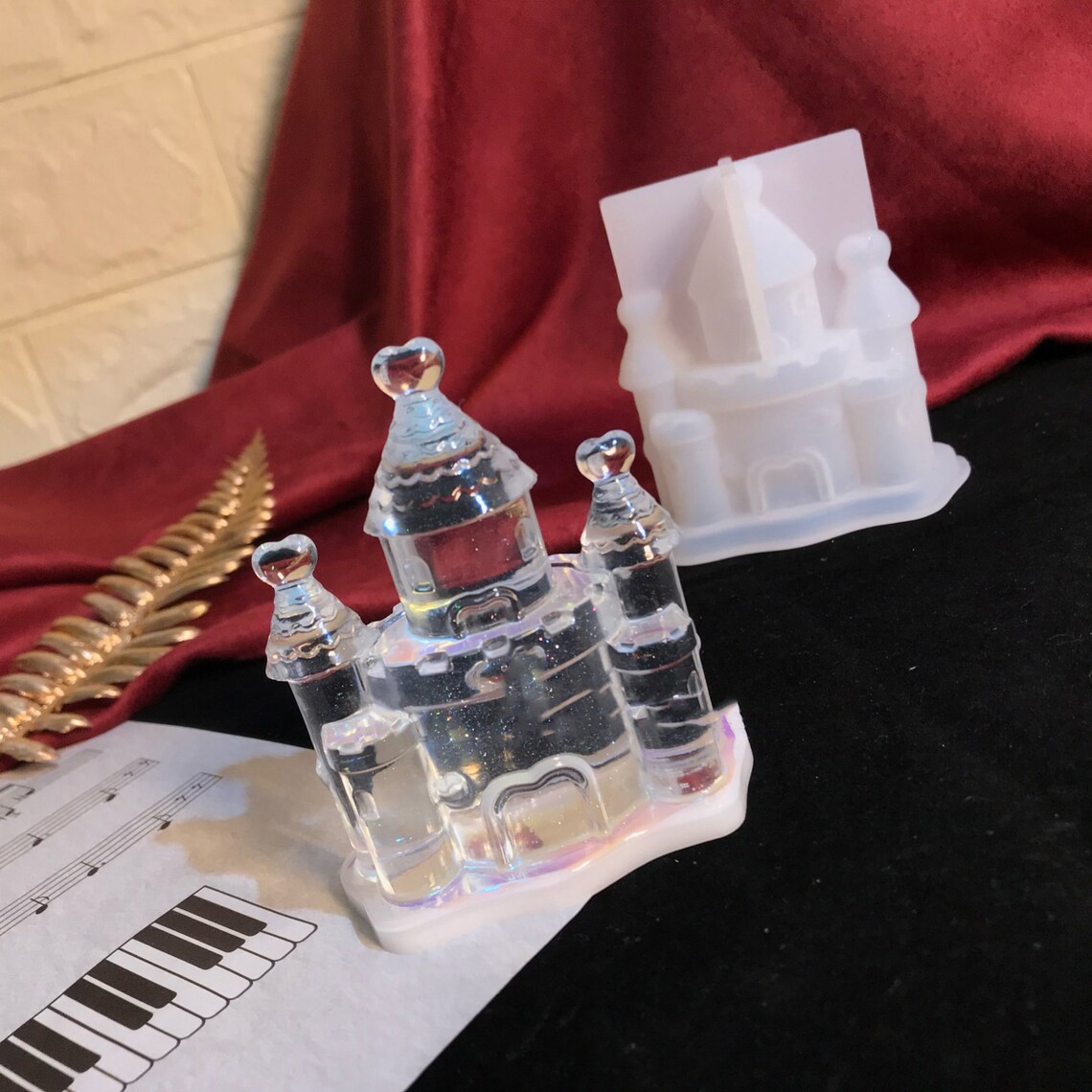 Castle Resin Mold Vintage Disney Castle Molds Silicone - Etsy