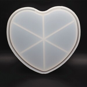 5pcs Heart Bags Resin Mold Bag Silicone Molds Storage Box Mold Heart UV ...