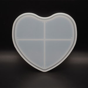5pcs Heart Bags Resin Mold Bag Silicone Molds Storage Box Mold Heart UV ...