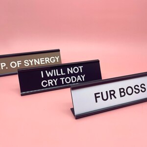 Funny Desk Name Plates | Funny Name Plates - Etsy
