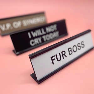 Funny Desk Name Plates | Funny Name Plates - Etsy