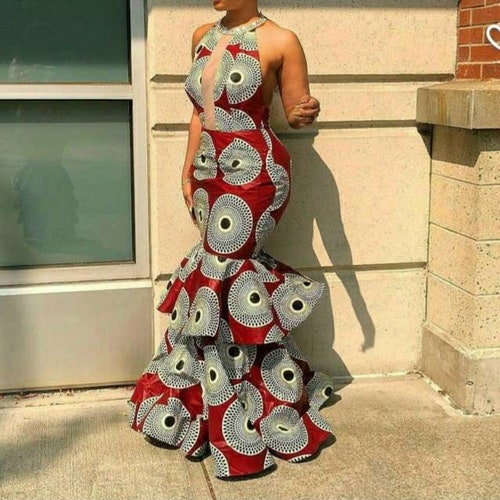 Timi African Clothing African Print Dress for Women - Etsy