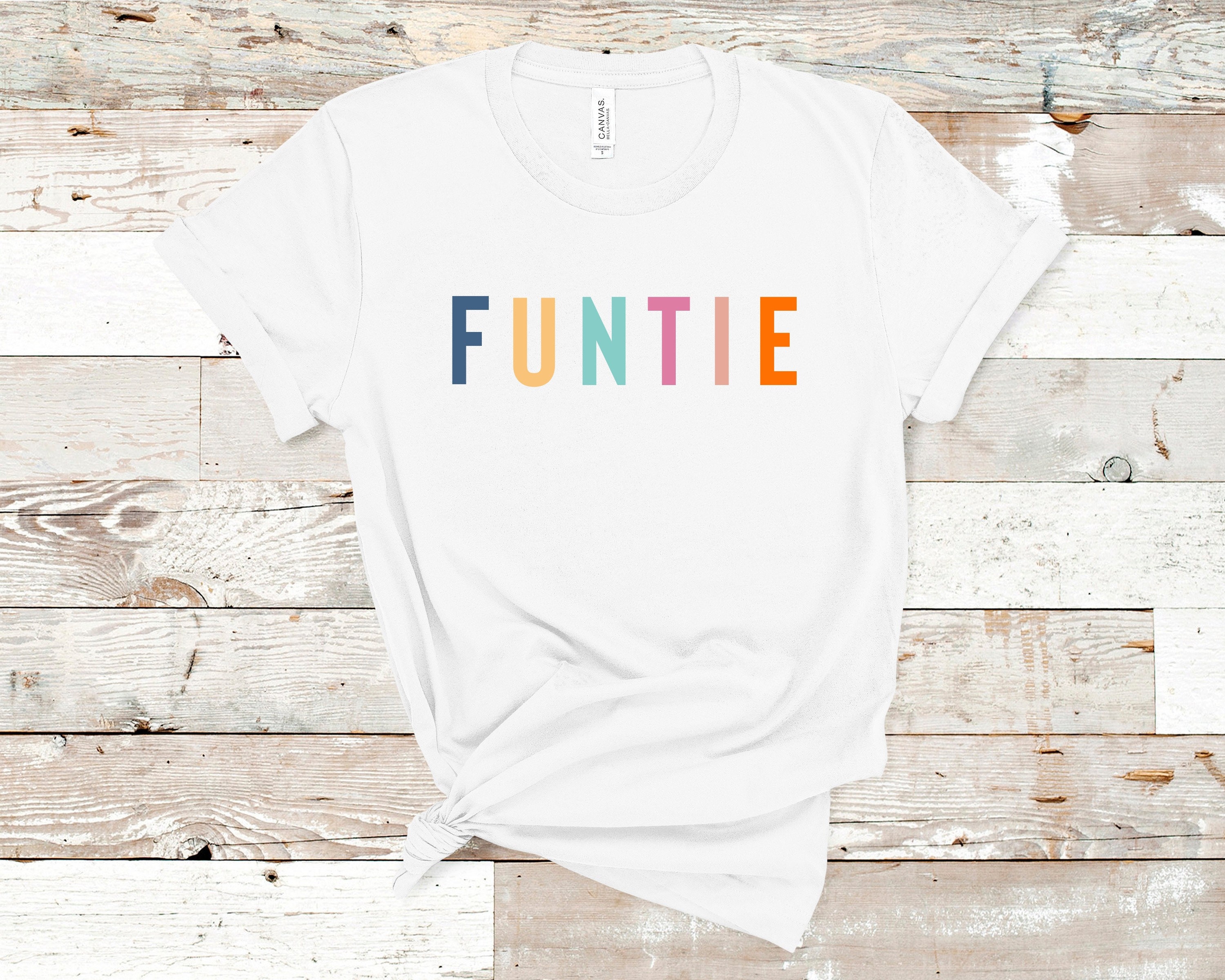 Funtie Shirt | Cool Aunt | New Aunt T-shirt | Promoted to Auntie Shirt ...