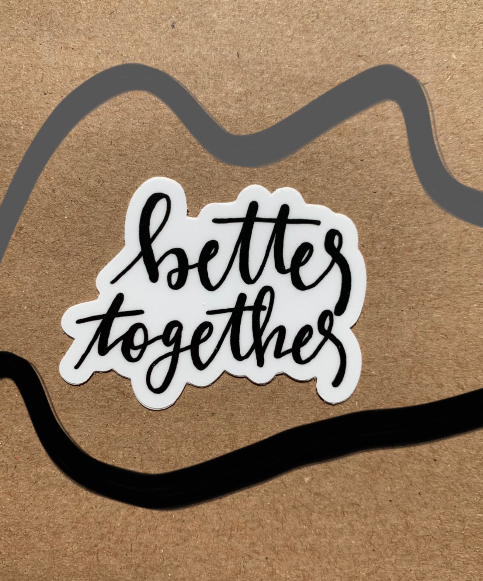 Better Together Waterproof Sticker - Etsy Better Together Waterproof Sticker - Etsy