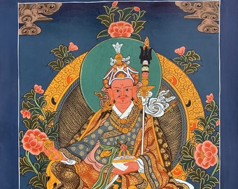 Hand-painted Guru Rinpoche Rainbow Body Padmasambhava | Etsy