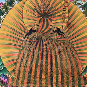 Hand-painted Guru Rinpoche, Rainbow Body, Padmasambhava, Master Quality ...