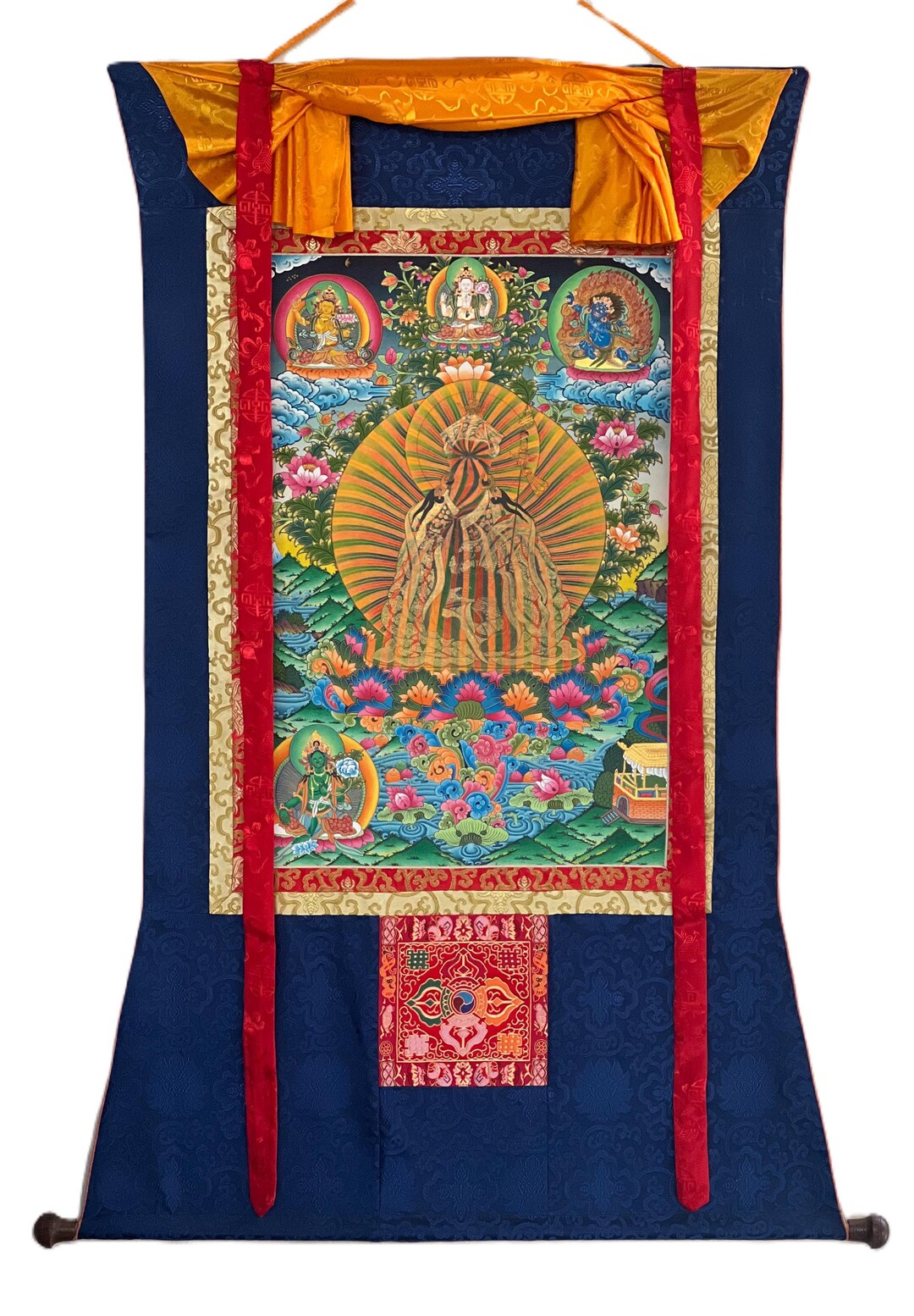 Original Hand-painted Rainbow Body of Guru Rinpoche/ Padmasambhava ...