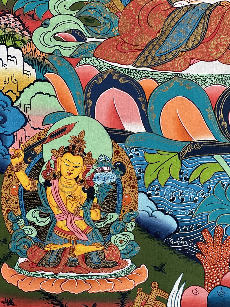 Original Hand Painted Masterpiece Avalokiteshvara/chenrezig / - Etsy