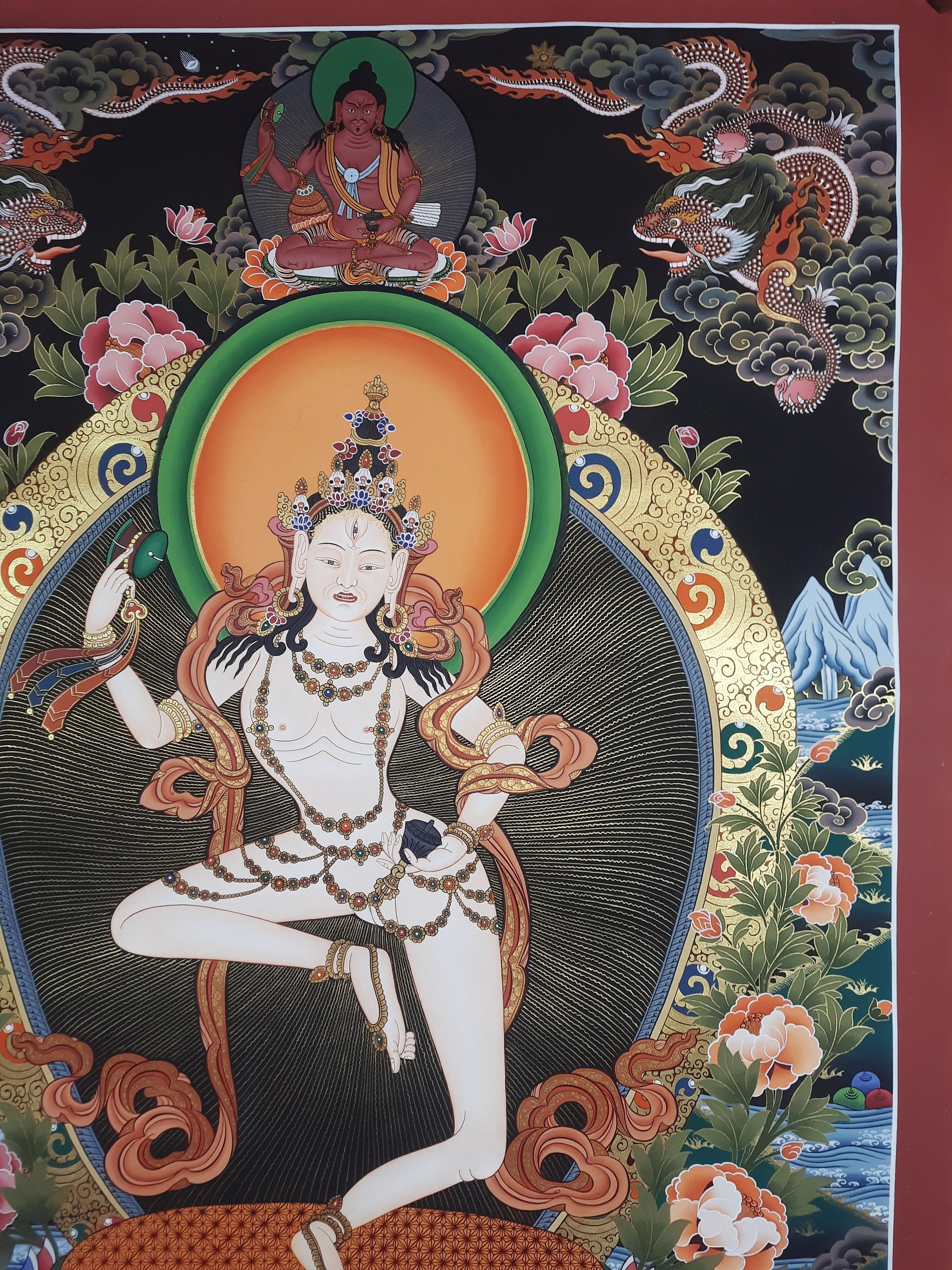 Hand Painted Original Large Machig Labdron / Yogini - Etsy