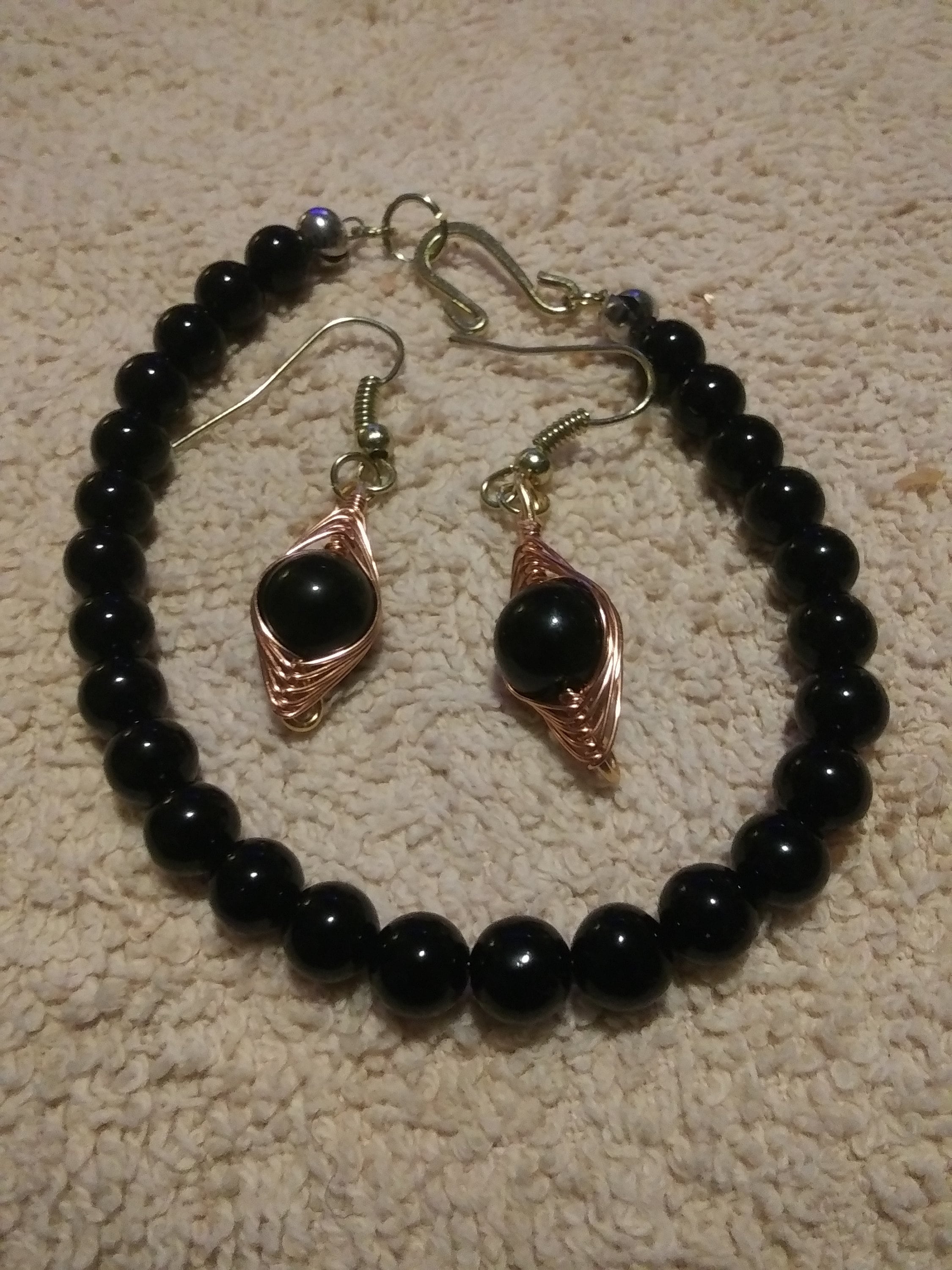 Black Onyx Set - Etsy
