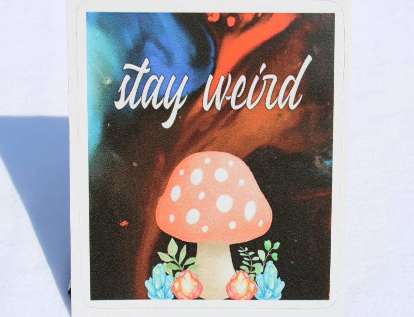 Stay Weird Kiss Cut Vinyl Sticker Laptop Sticker Planner | Etsy
