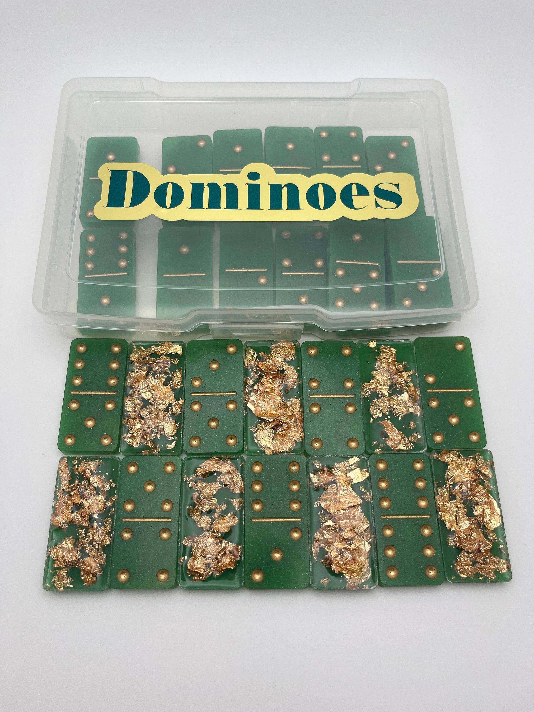 Domino Set Custom Dominoes Double Six Dominoes Handmade Domino Set ...