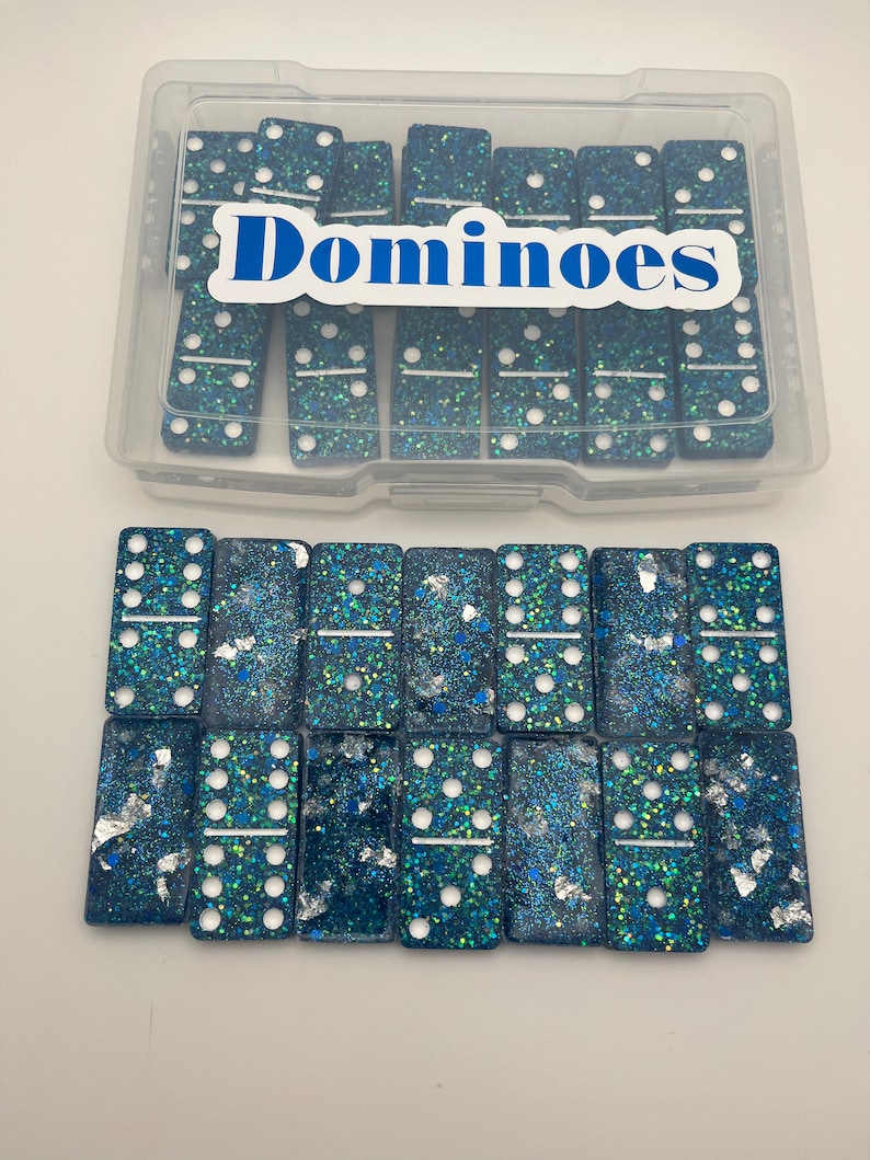 Domino Set Custom Dominoes Double Six Dominoes Handmade Domino Set ...