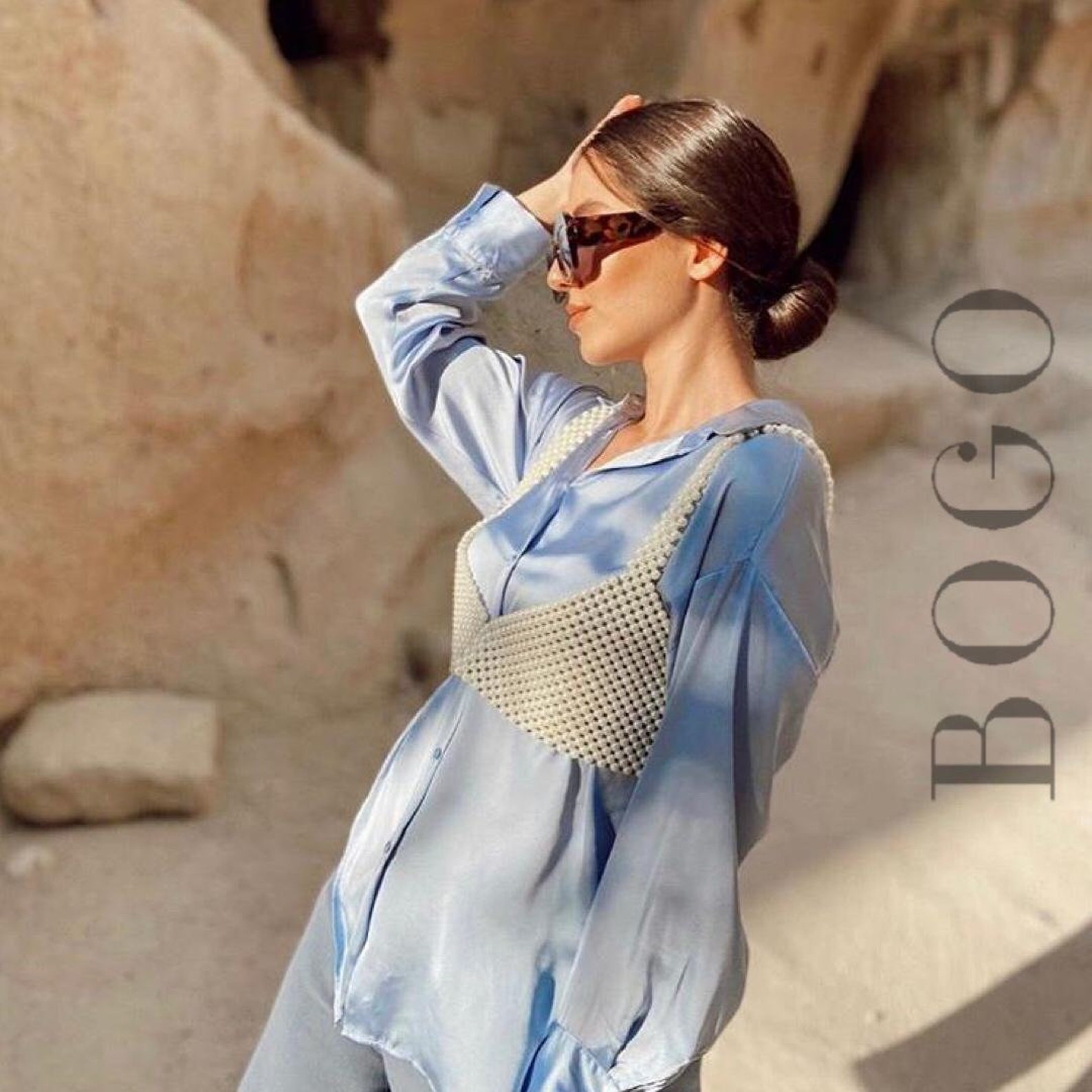 Woman's Gift Pearl Top Pearl Bead Crop Top Pearl Bra - Etsy