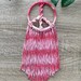 Macramé Peace Sign, Peace Sign Wall Art Bohemian Decor - Etsy