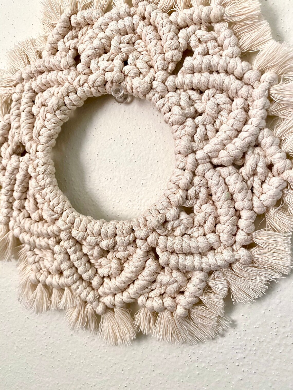 Macramé mandala wall art / small medium large circle macrame | Etsy