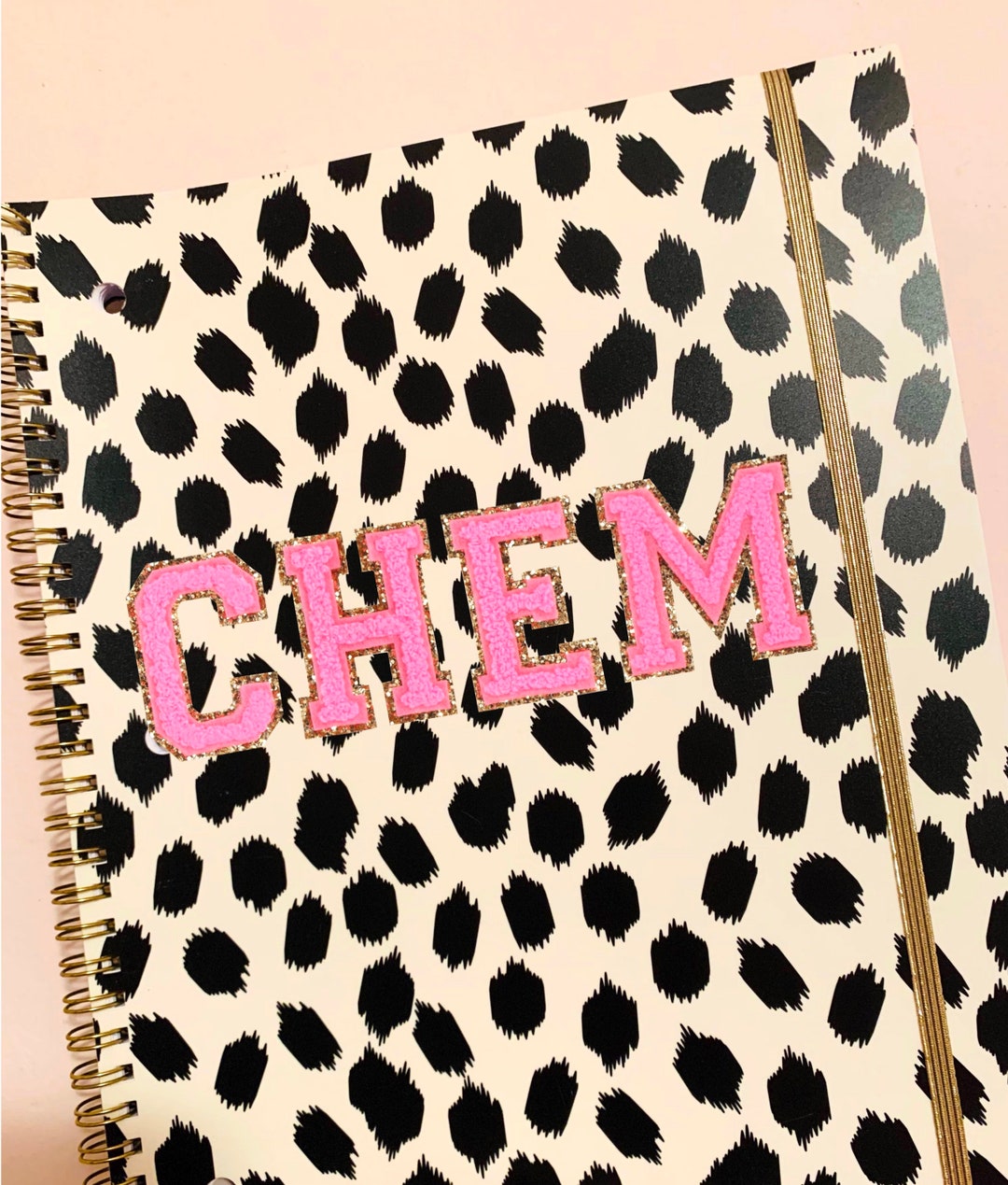 Varsity Glitter Letter Sticker - Etsy