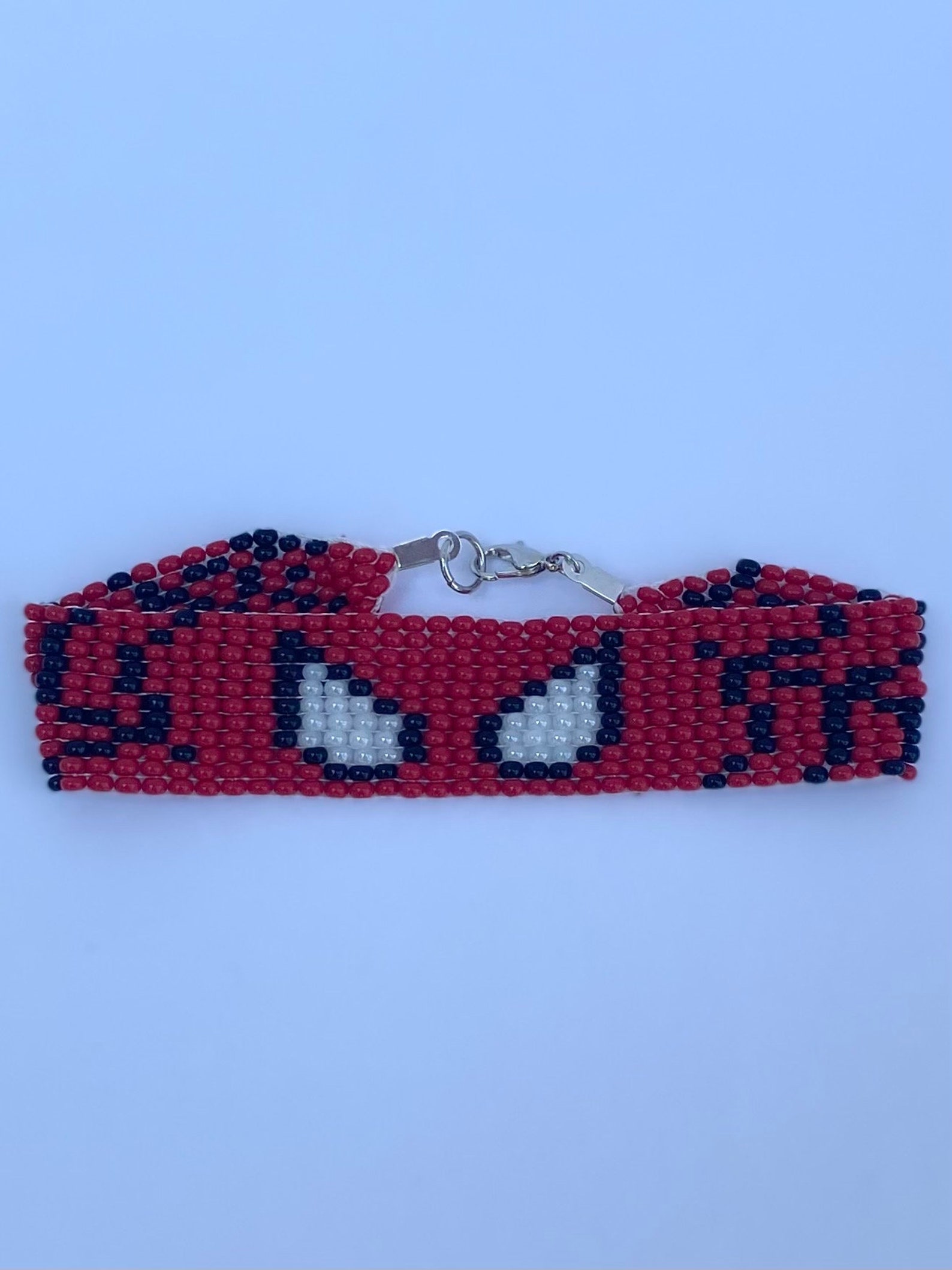 Spiderman Beaded Bracelet - Etsy