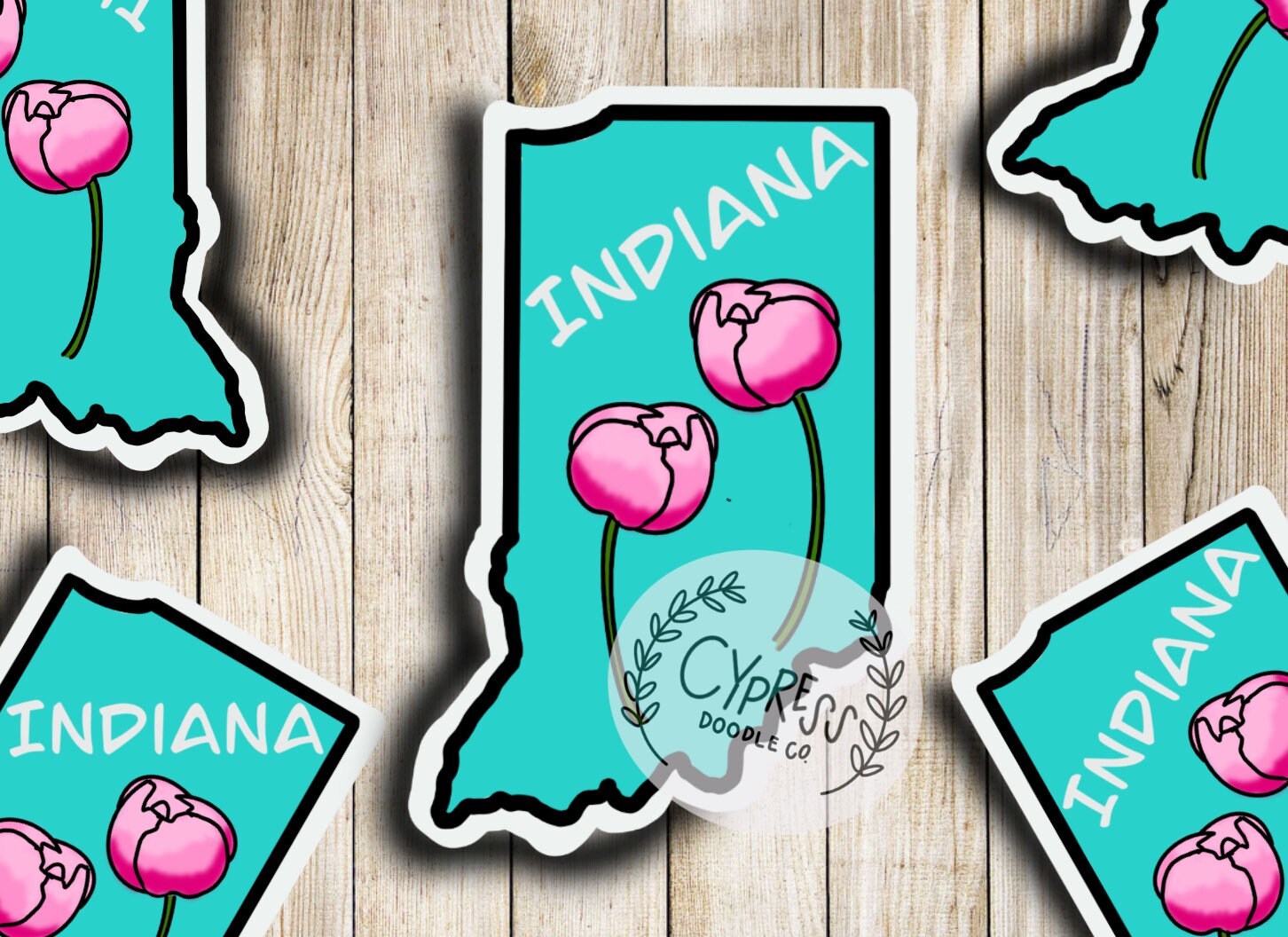 Stickers Scrapbooking Craft Supplies & Tools Indiana Large Waterproof ...