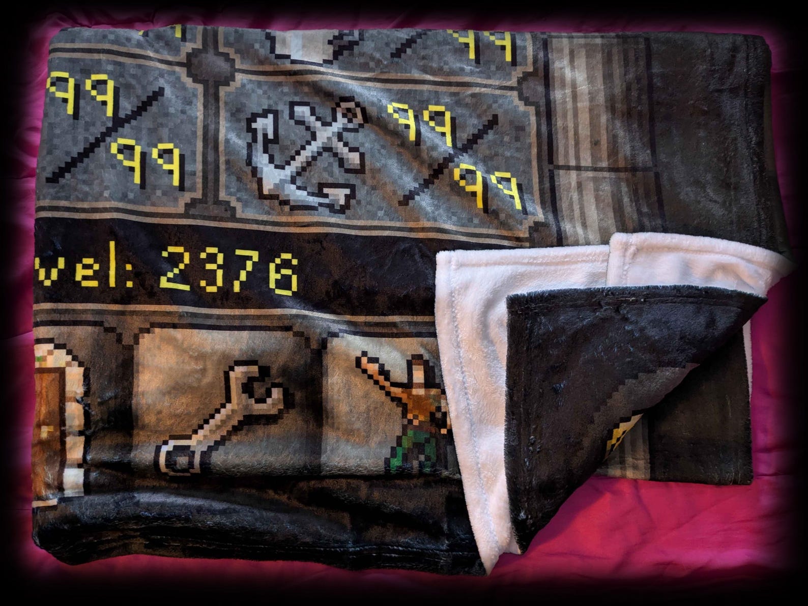 Runescape Max Stat (WITH SAILING) Throw Blanket (highest Image Quality ...