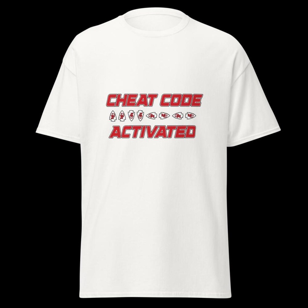 Cheat Code Activated Chiefs T-shirt - Etsy
