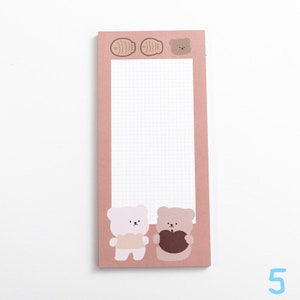 Cute Bear Notepads - Set of 50 Sheets - Etsy