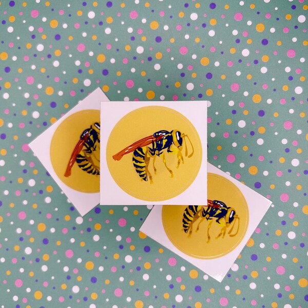 Yellow Jacket Sticker - Etsy