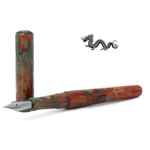 Copper Fountain Pen - Etsy