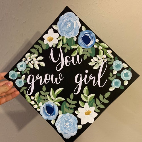 Grad Cap Topper Graduation Gift Tassel Custom Grad Quote Grad | Etsy