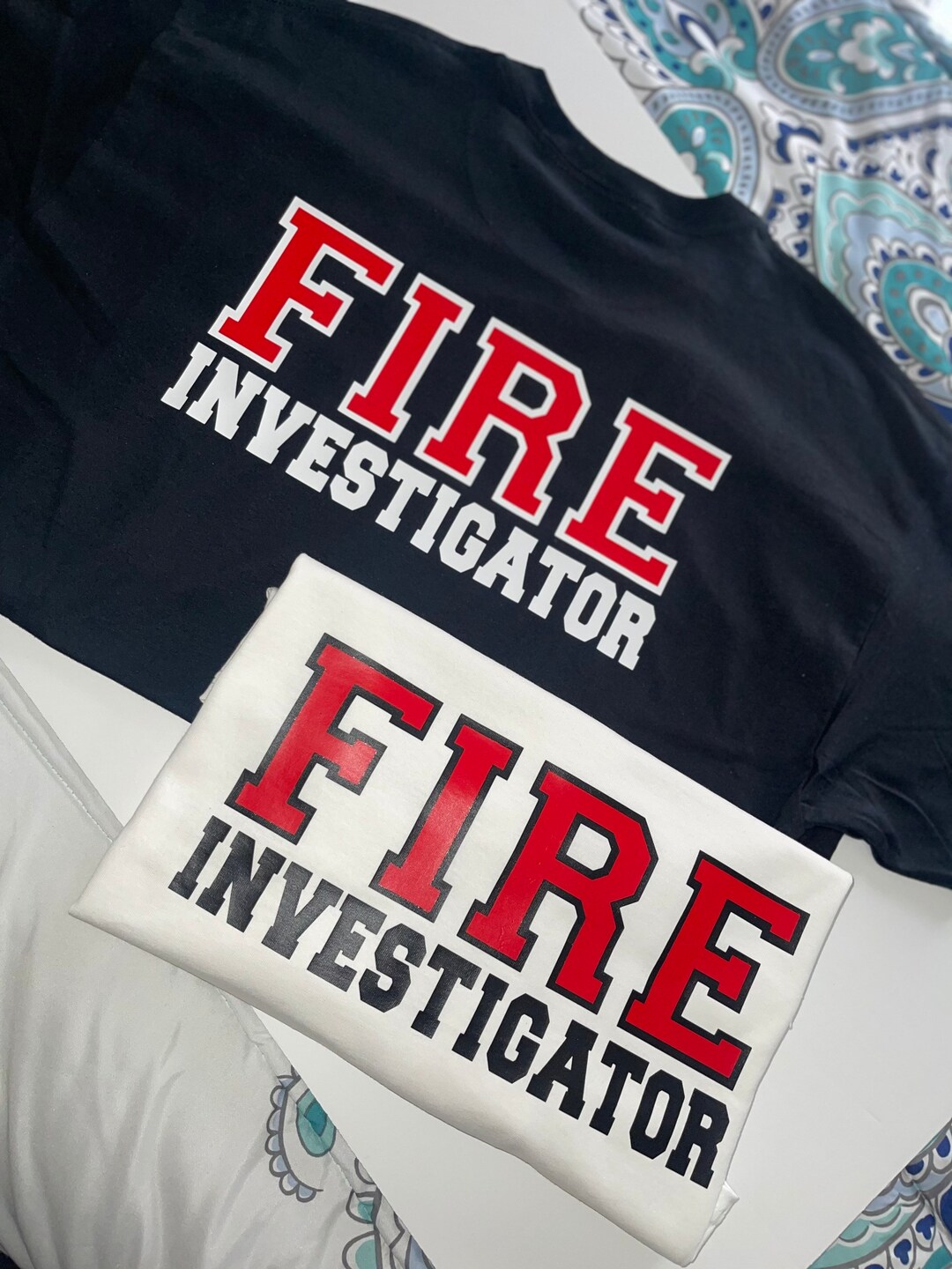 FIRE INVESTIGATOR TSHIRT - Etsy