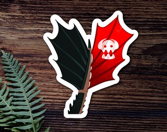 Toothless Tail Sticker - Etsy