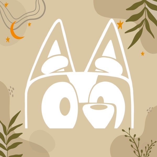 Bluey Family Car Decal - Etsy UK