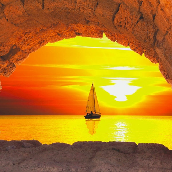 Sunset Mural Artwork - Etsy