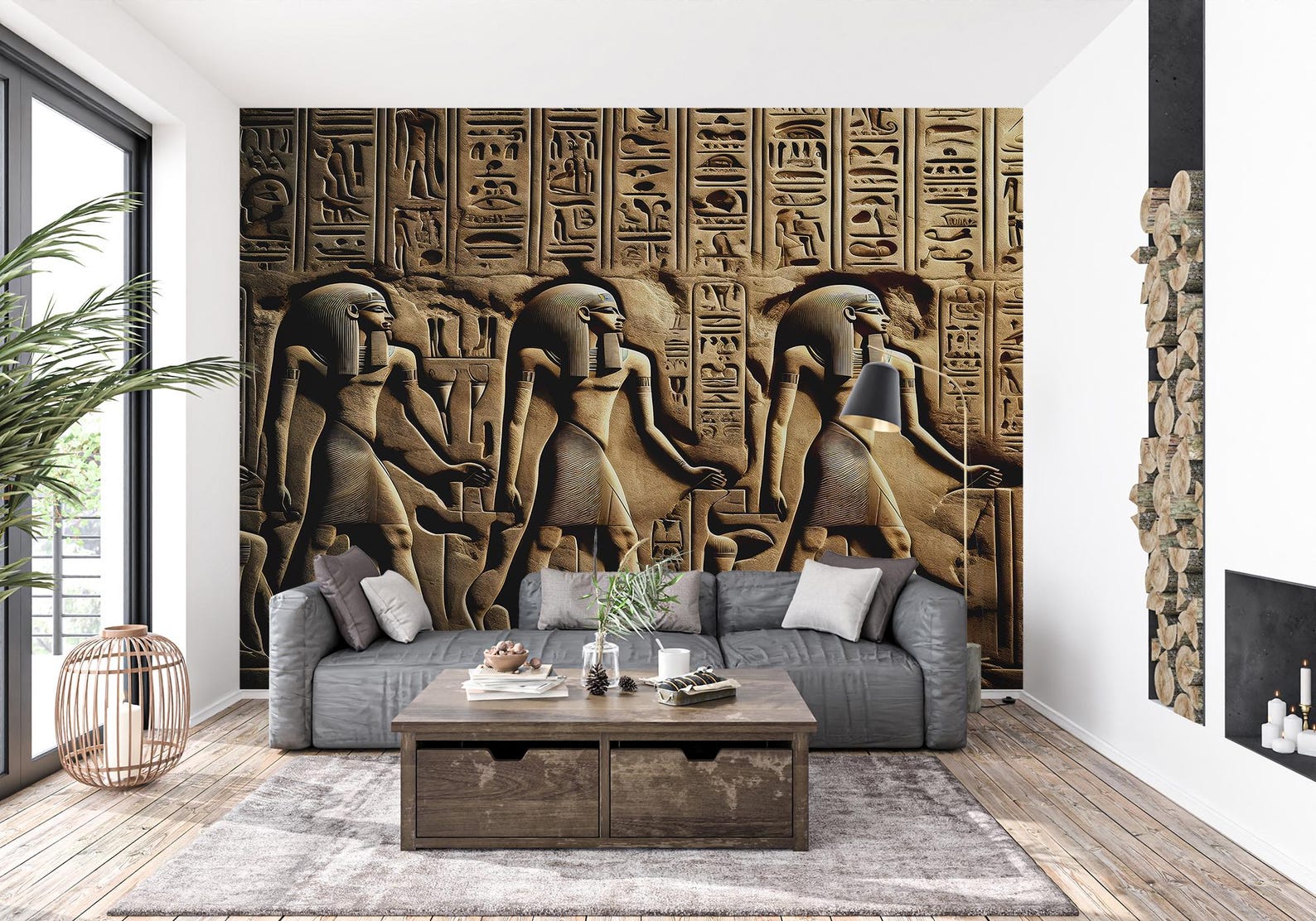 Ancient Egypt Wall Mural for Home & Office Decor Unique Historical Wall ...