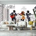 Vibrant Street Concert Scene Mural Wallpaper - Music Festival Wall Art ...