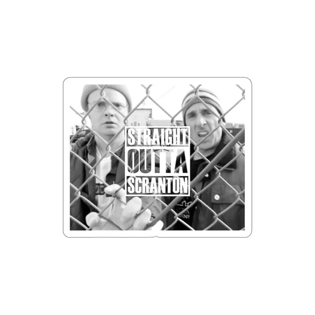 Straight Outta Scranton Sticker the Office Sticker Best Friend Gift ...