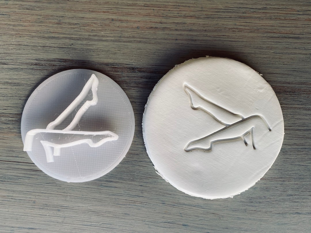 Female Legs Polymer Clay Embosser Stamp Feminine Clay - Etsy