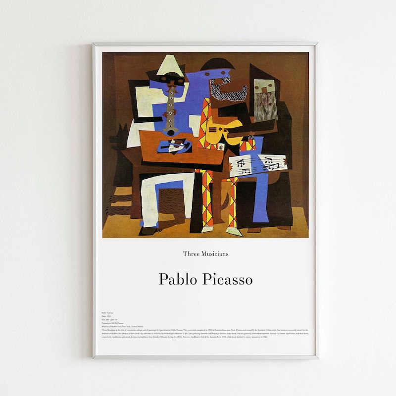 Picasso Posters Musician - Etsy