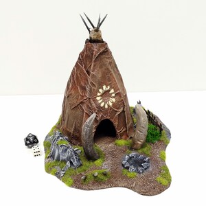 Ogres Camp Painted, Flocked Wargaming Terrain, Scenery for RPG and War ...