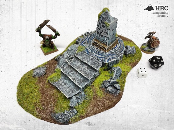 Magic Circle Runic Hill Painted Flocked Wargaming - Etsy