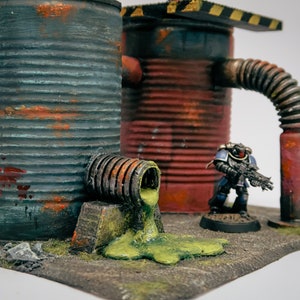 Toxic Tank - Painted Wargaming Terrain, Chemical Plant, Scenery for ...