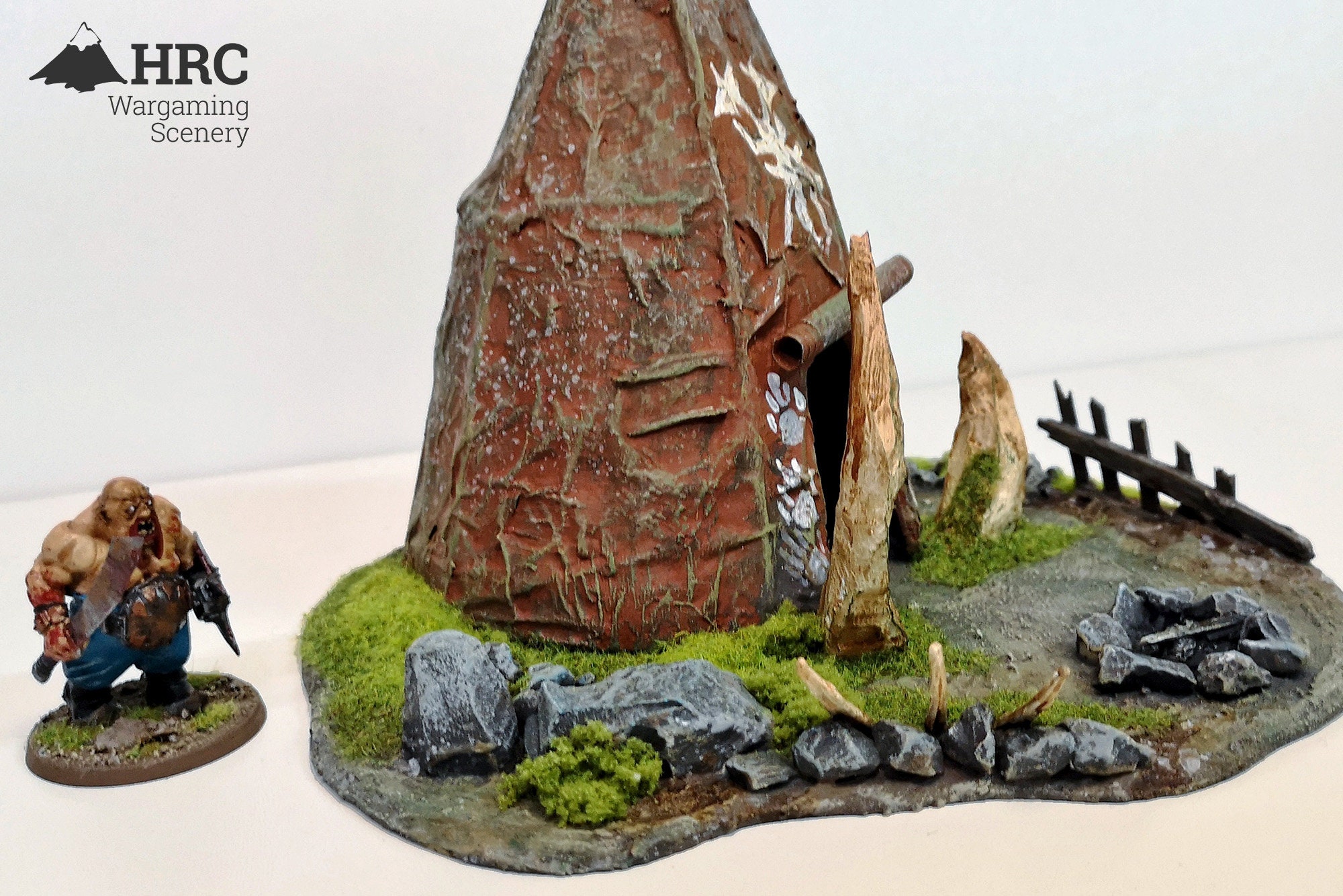 Ogres Camp Painted Flocked Wargaming Terrain Scenery for | Etsy