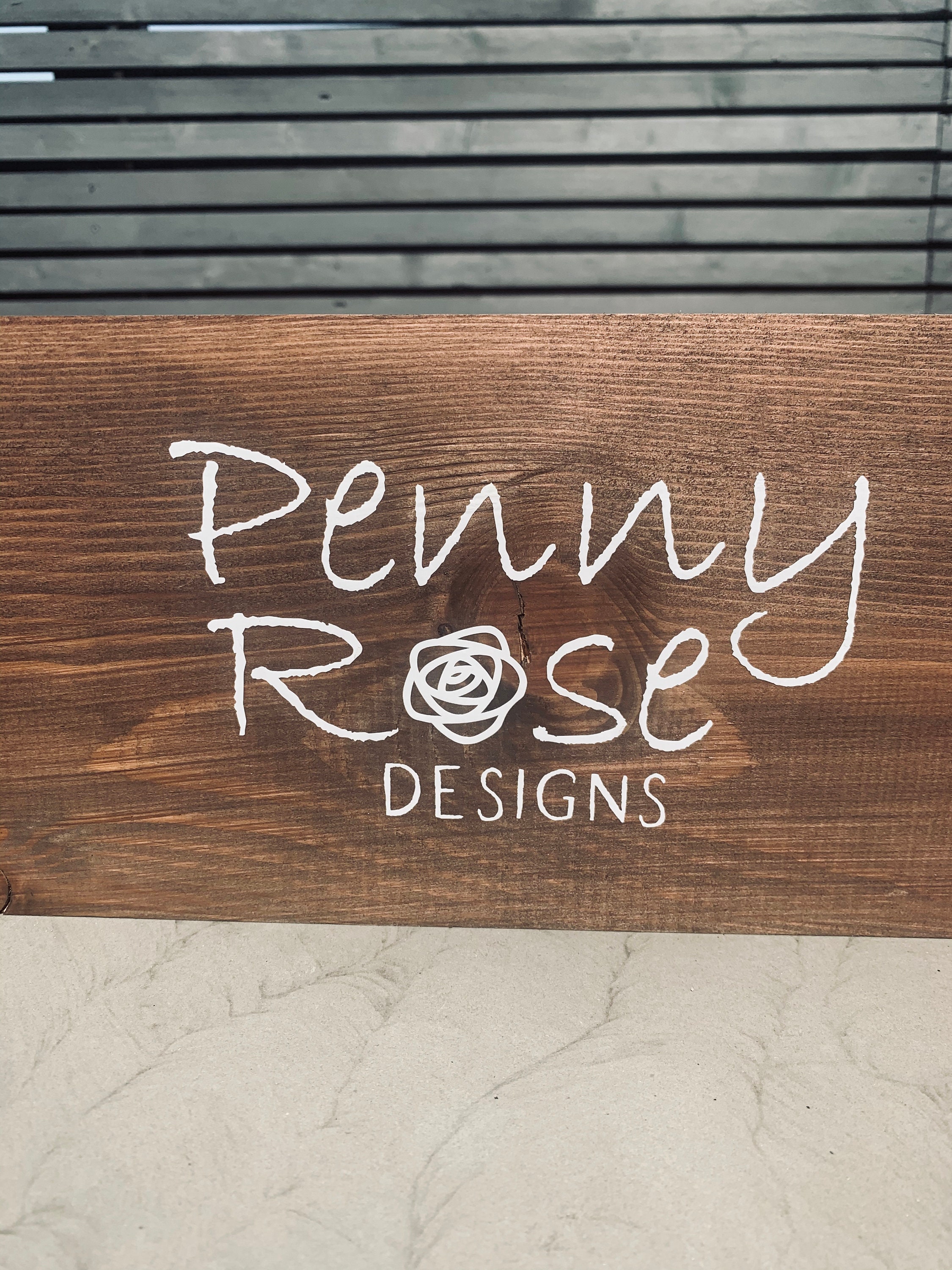 Personalised Wooden Rustic Business Sign - Etsy Ireland