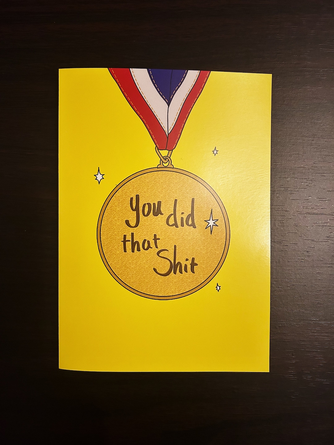You Did That. - Greeting Card, Congrats, Congratulations - Etsy