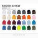 Gildan 2400 EDITABLE Canva Color Chart | Gildan 2400 Ultra Cotton Long ...