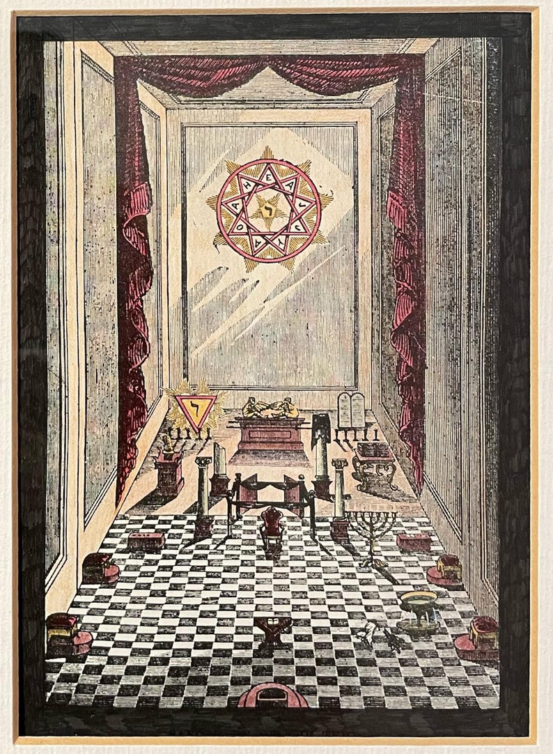 SANCTUARY of the TEMPLE SECRET Master A.&A.S.R Masonic Scottish Rite ...