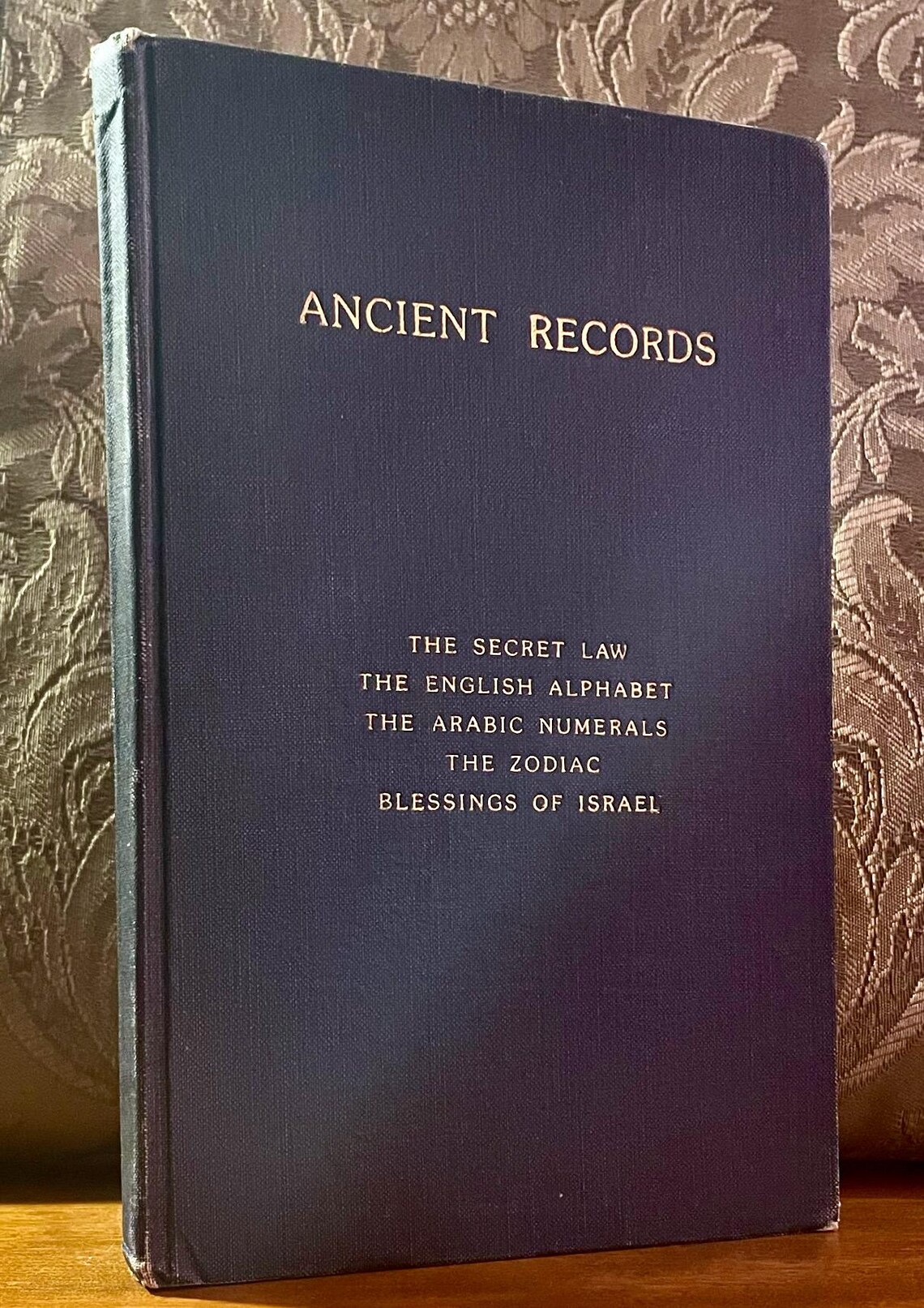 ANCIENT RECORDS 1927 1st Edition Hardcover Master Builder Masonic ...